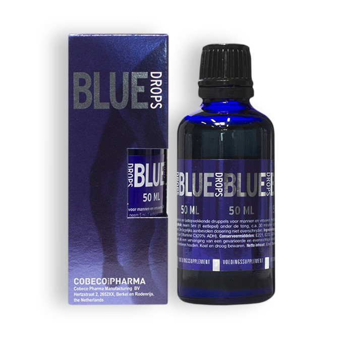 GOTAS BLUE DROPS 50ML - Dele | Potenciadores Sexuais Masculinos