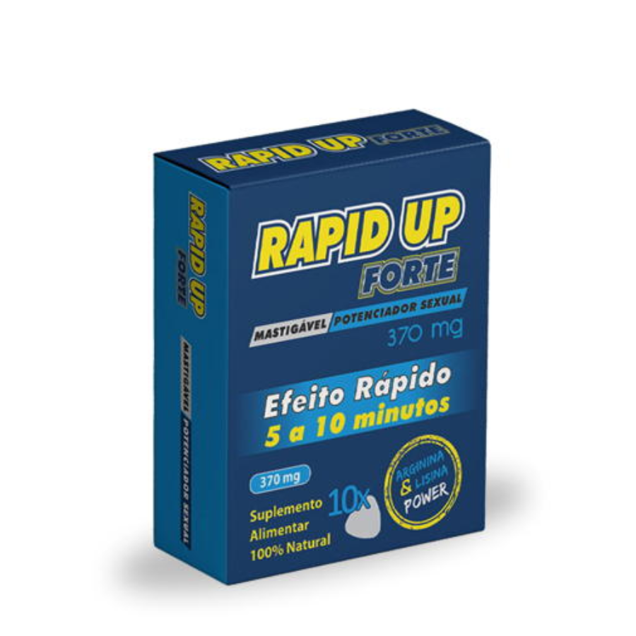 RAPID UP FORTE 10 COMPRIMIDOS - Dele | Potenciadores Sexuais Masculinos